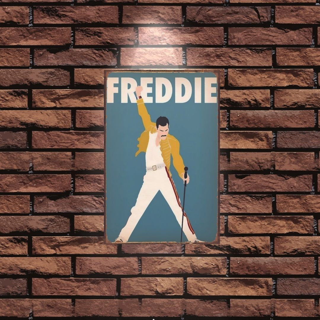 Tablica Ozdobna Blacha 20x30 cm Poster Fredie Mercury Plakat Retro ...