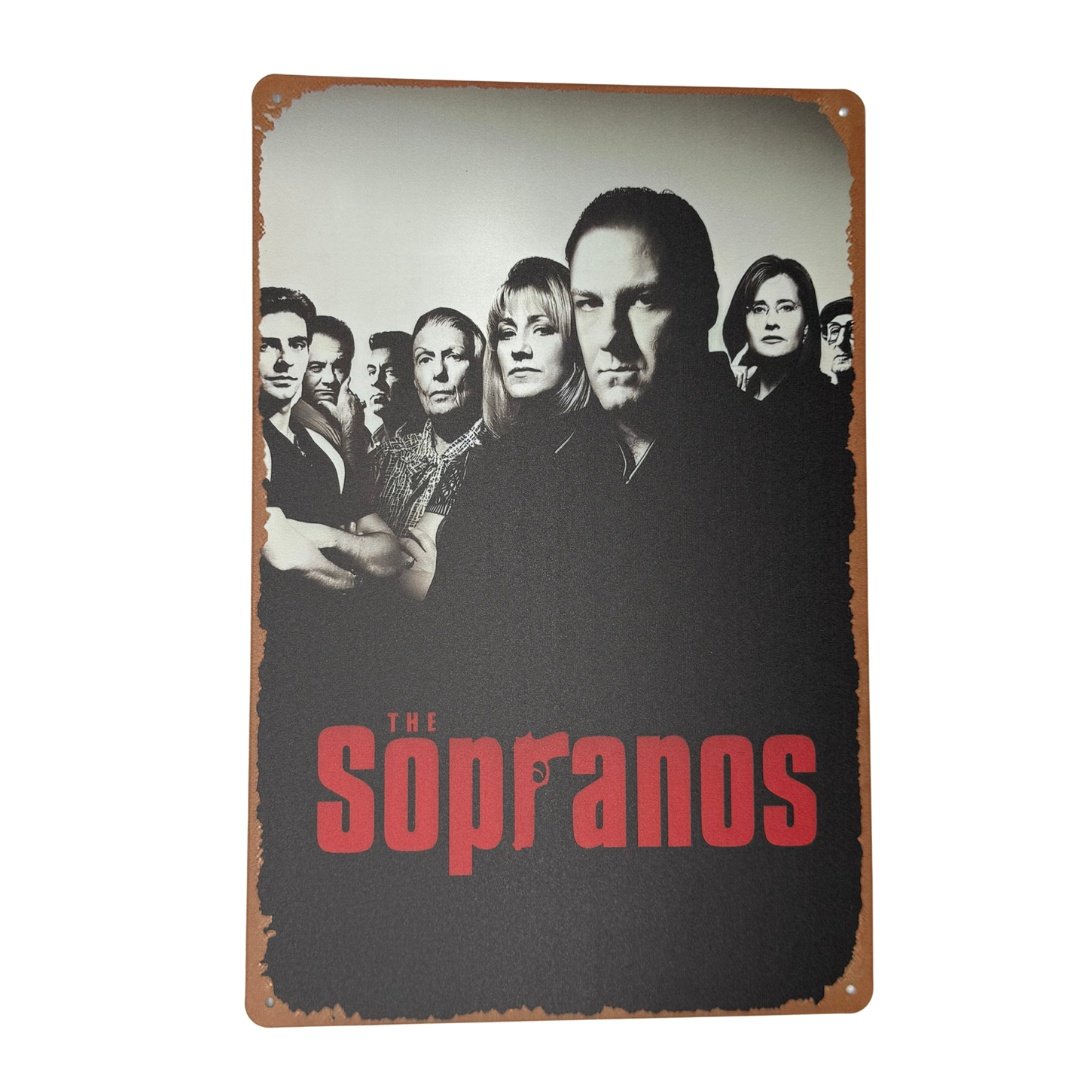 Tablica Ozdobna Blacha Soprano Serial The Sopranos 20x30 cm Retro ...