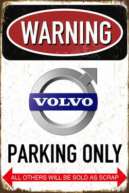 Tablica Ozdobna Blacha Volvo Parking Only - Inna marka | Sklep EMPIK.COM