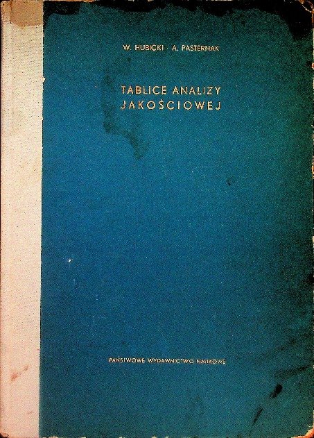 Tablice analizy jakościowej - Opracowanie zbiorowe | Książka w Empik