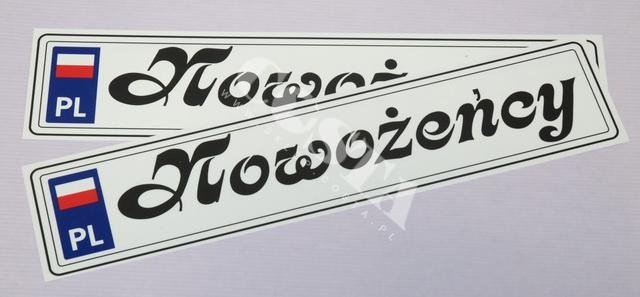 Tablice Do Auta Nowożeńcy Ślub Wesele Ozdoba - Inna marka | Sklep EMPIK.COM