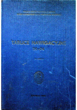Tablice Nawigacyjne TN 74 - Opracowanie zbiorowe | Książka w Empik