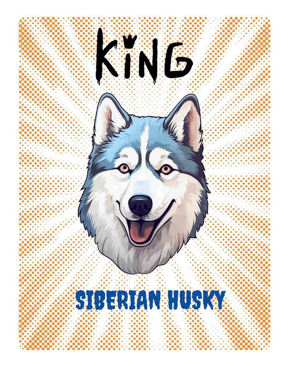 Tabliczka King Husky - 20X28 Cm - Bertoni | Sklep EMPIK.COM