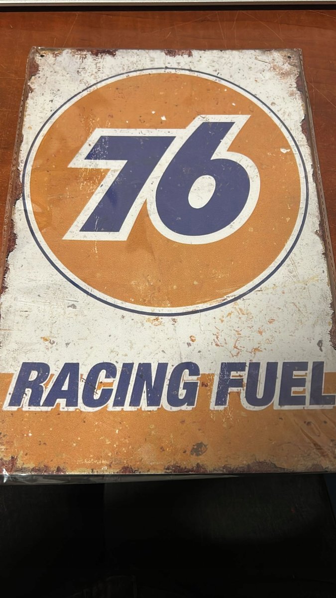 Tabliczka Metalowa Vintage ,,76 Racing Fuel'' - Inna marka | Sklep ...