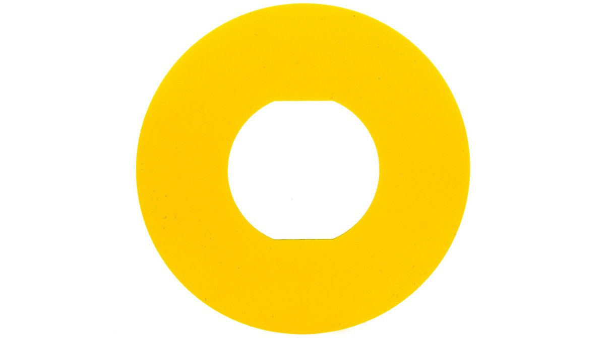 Tabliczka opisowa żółta okrągła fi60 bez opisu ZBY9101 - Schneider ...