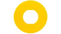 Tabliczka opisowa żółta okrągła fi60 bez opisu ZBY9101 - Schneider ...