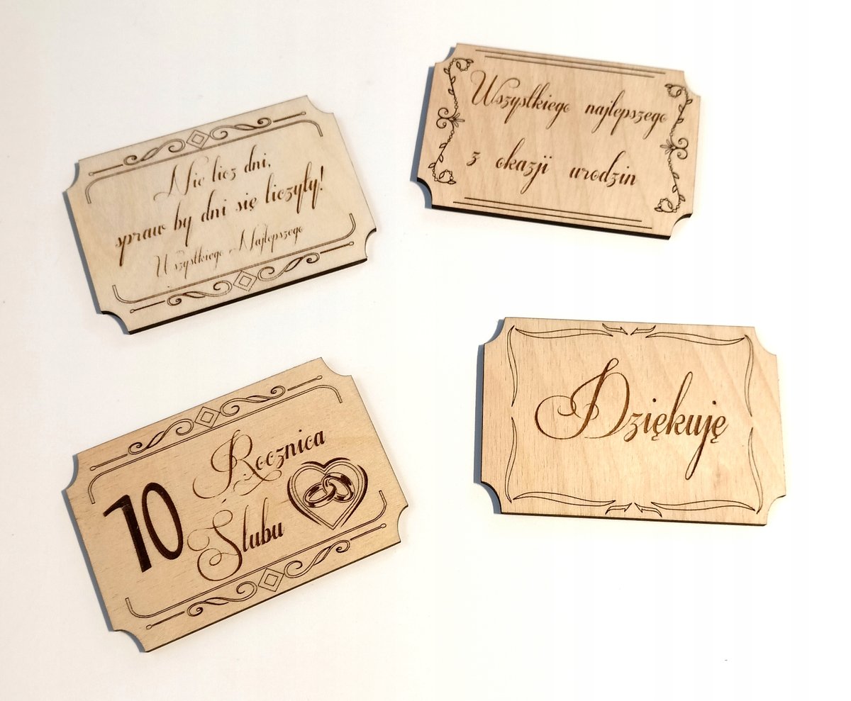 Tabliczka Ozdobna Z Grawerem Dekor Prezentu K178 - Inny producent ...