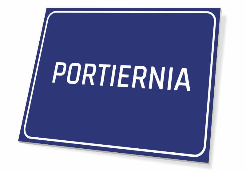 Tabliczka Portiernia 15x10,5cm - Wally | Sklep EMPIK.COM