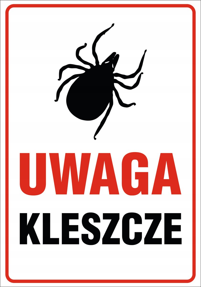 Tabliczka UWAGA KLESZCZE 15x21cm PCV 1mm - Portwest | Sklep EMPIK.COM