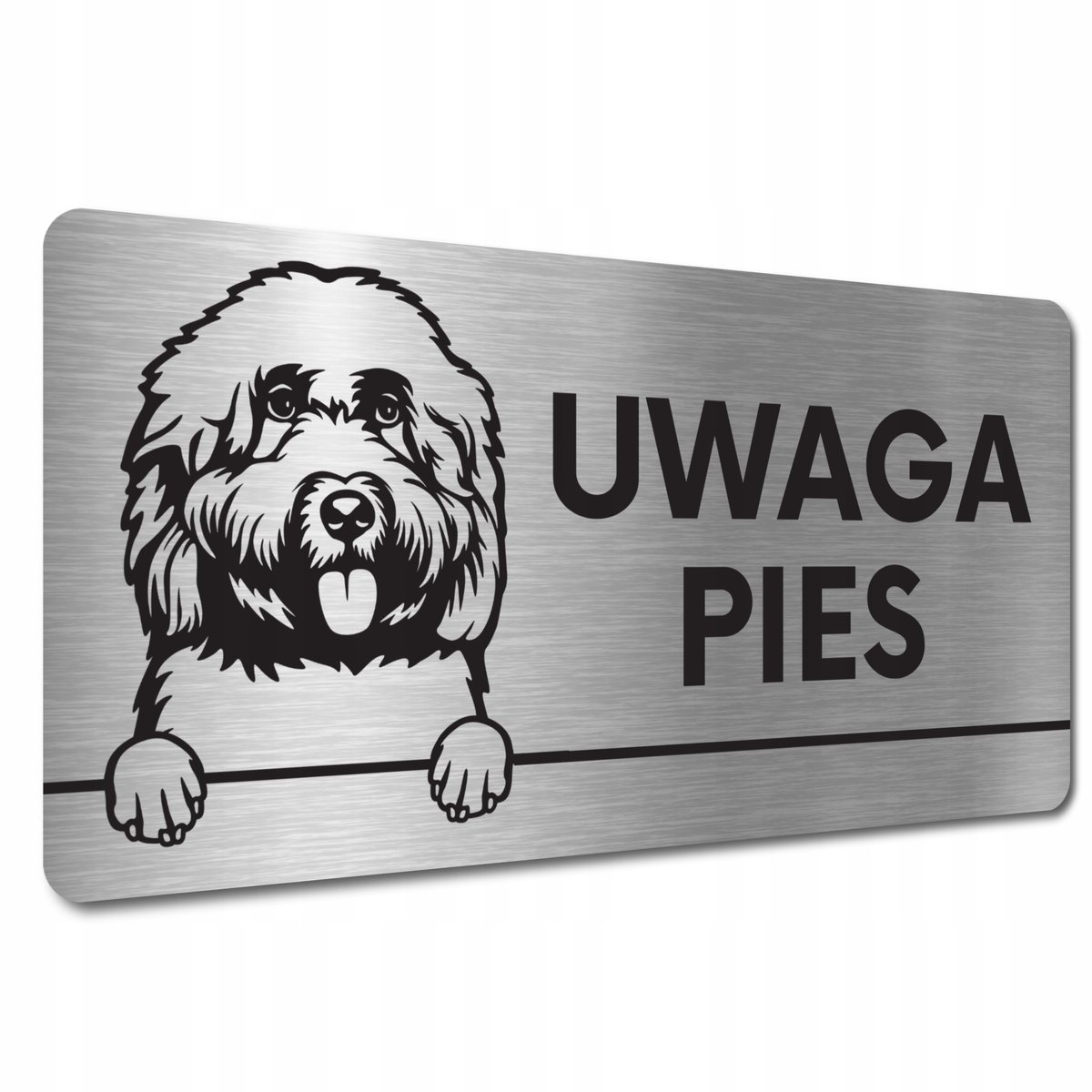 TABLICZKA UWAGA ZŁY PIES GROŹNY PIES Cockapoo - Inna marka | Sklep ...