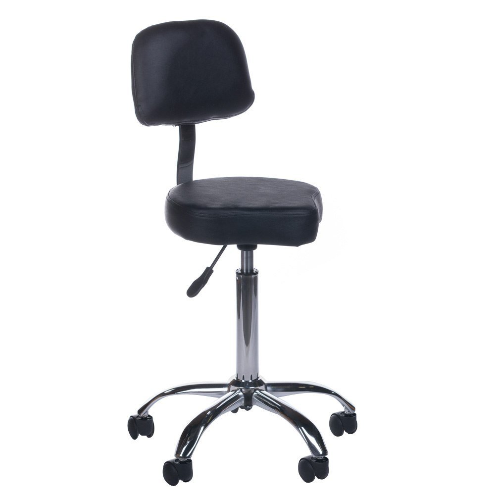 Taboret Kosmetyczny Z Oparciem Bh-7268 Czarny - BEAUTY SYSTEM | Sklep ...