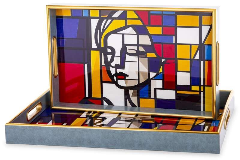 Taca Dekoracyjna Kpl 2 Szt do Serwowania i Świece - Art-Pol | Sklep EMPIK.COM