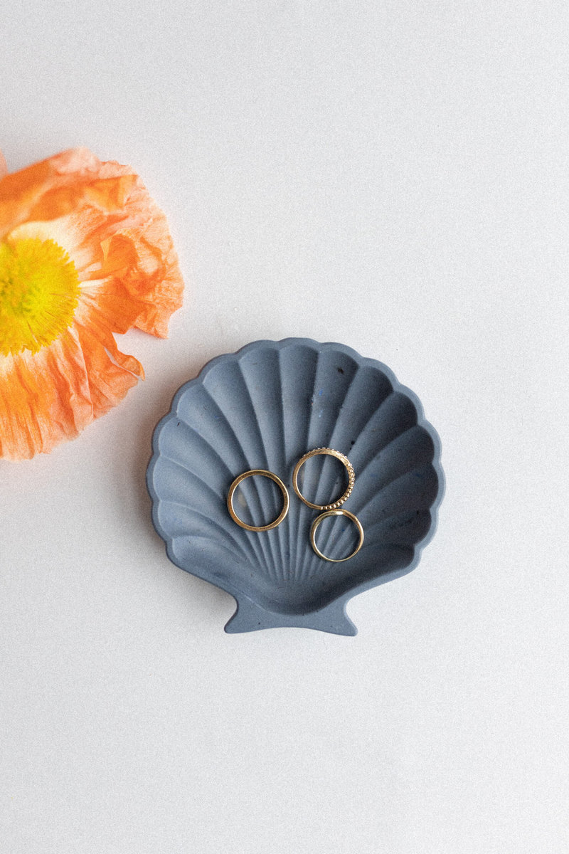 Taca Muszelka Niebieska - manumanu decor | Sklep EMPIK.COM