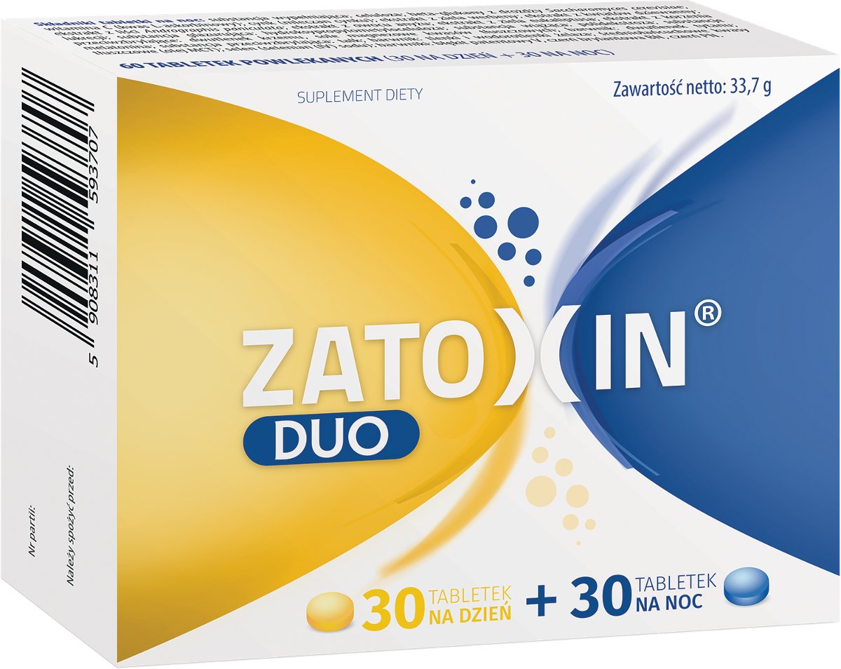 Tactica, Zatoxin Duo, suplement diety, 60 tabletek | Sklep EMPIK.COM