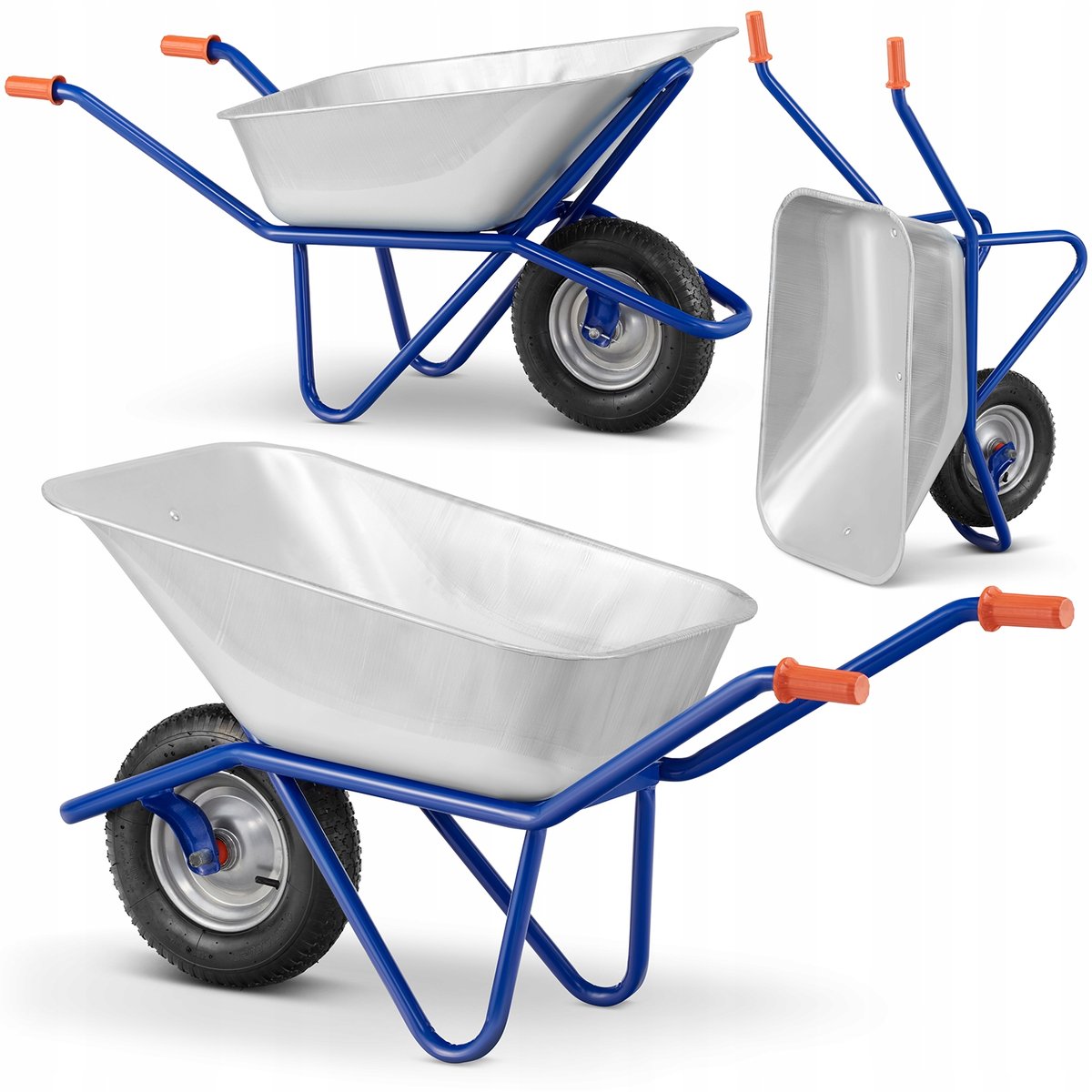 TACZKA – 140 L Ocynkowana KPGD-567 MOCNA OGRODOWA Budowlana 210 kg ...