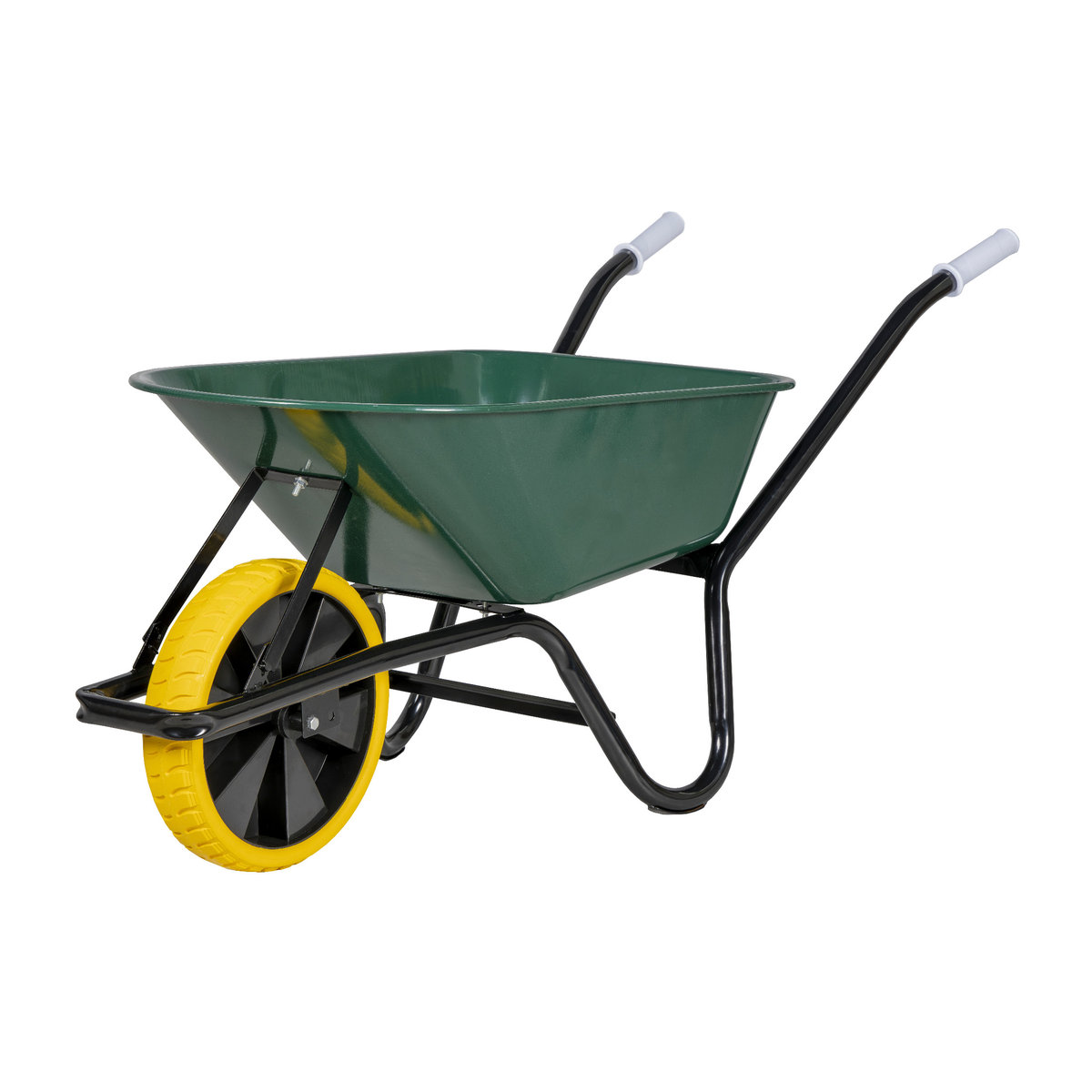 Taczka ogrodowa budowlana PREMUM 140l - STEEL TEMI GARDEN 150kg Solidna ...