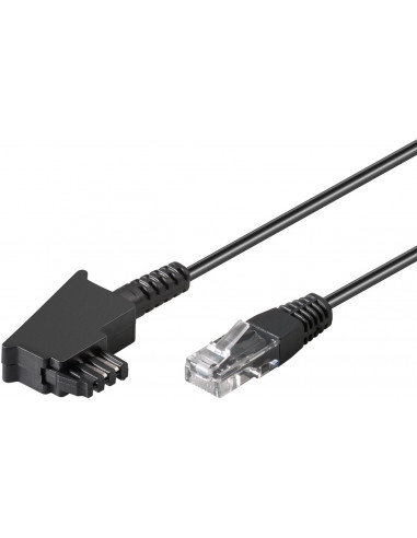 TAE-F Kabel do DSL/VDSL - Długość kabla 2 m - Goobay | Sklep EMPIK.COM