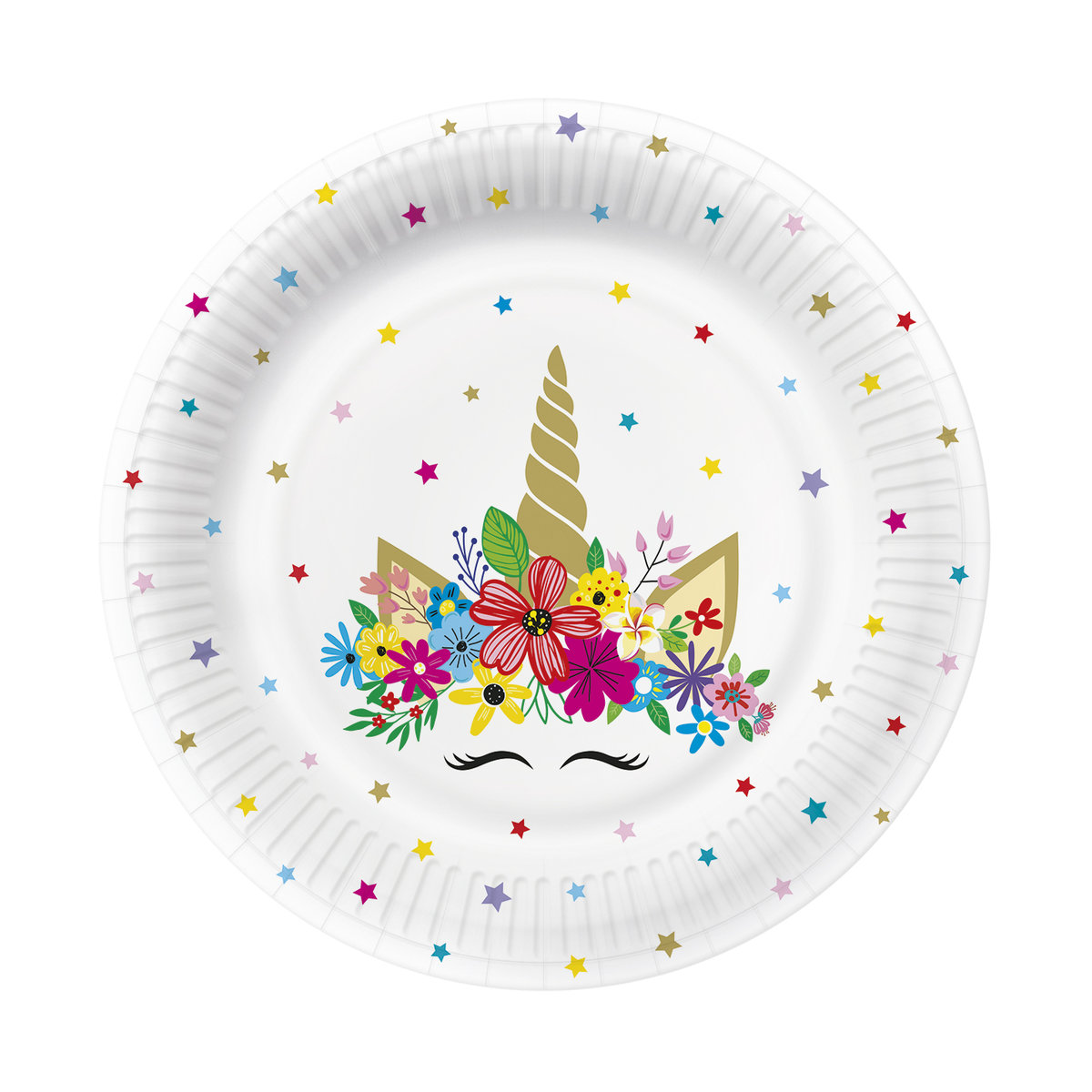 Talere papierowe 23cm Unicorn Party - Paw Decor Collection | Przyjęcia ...