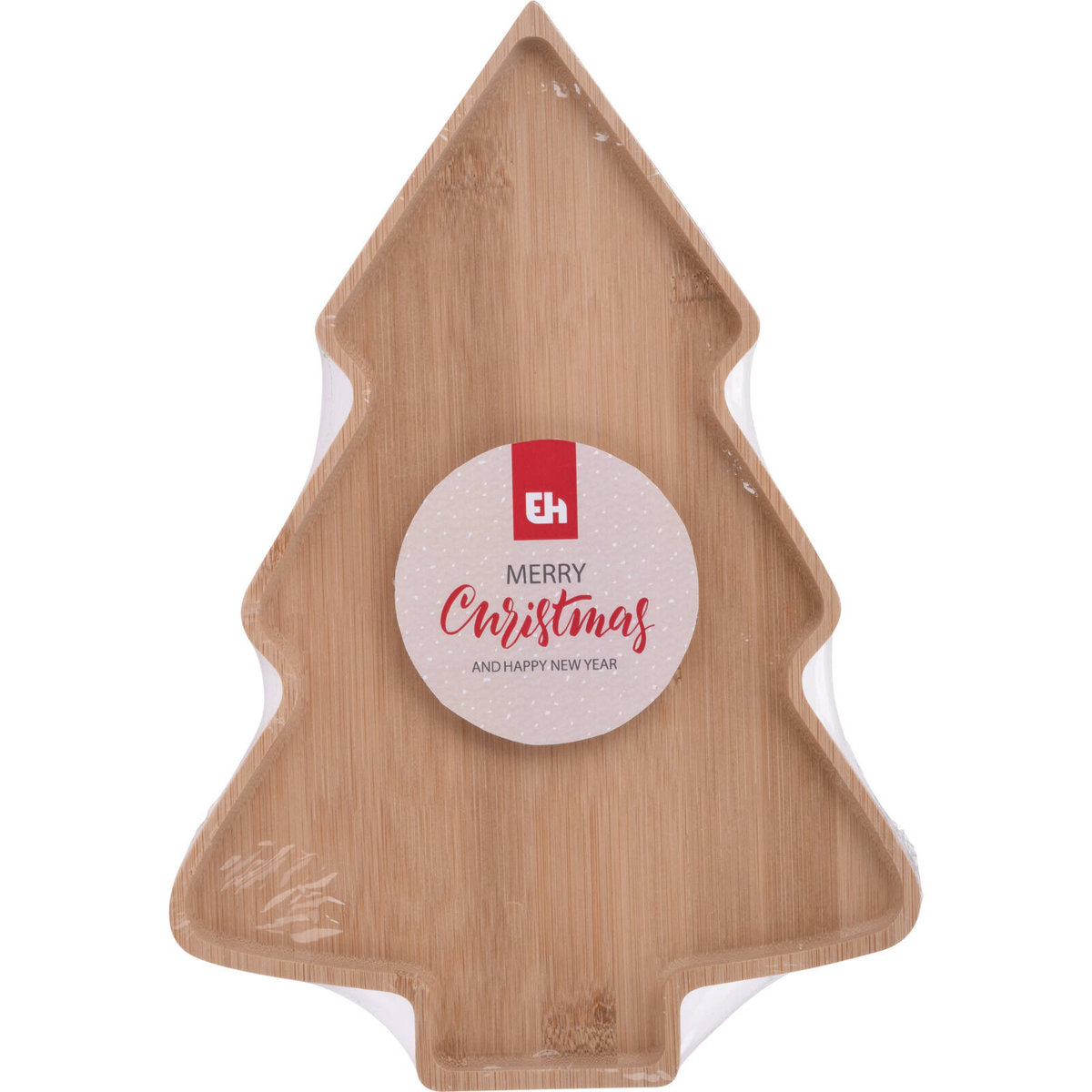 Talerz drewniany choinka XMAS - EH Excellent Houseware | Sklep EMPIK.COM