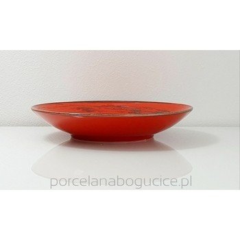Talerz Głęboki Nostalgia Red Porcelana Bogucice - RED | Sklep EMPIK.COM