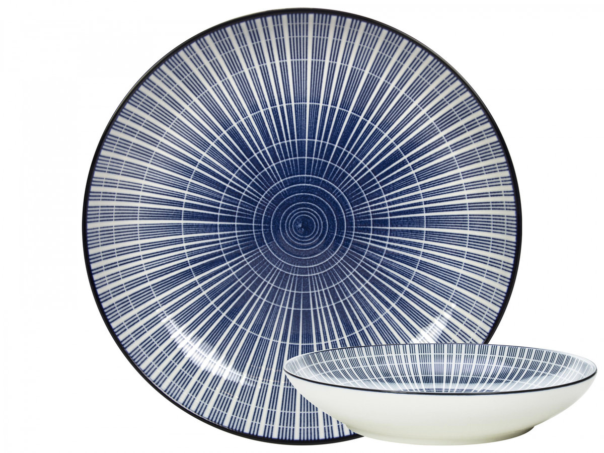 TALERZ OBIADOWY GŁĘBOKI NA ZUPĘ GUSTA PORCELANOWY 21cm - Diabolo ...