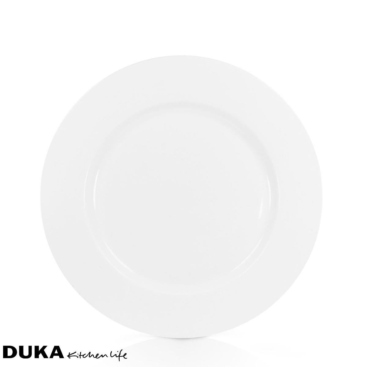 Talerz płytki DUKA Felicia, biały, 15 cm - DUKA | Sklep EMPIK.COM