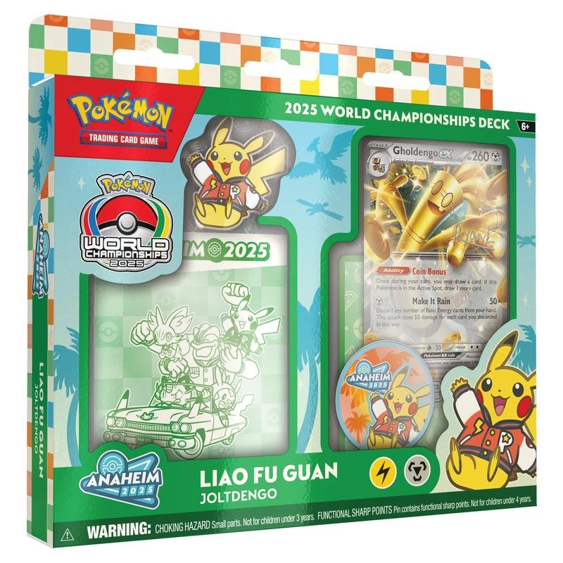 Talia do gry Pokemon TCG: WCD Anaheim 2025 - Joltdengo Deck (Liao Fu ...