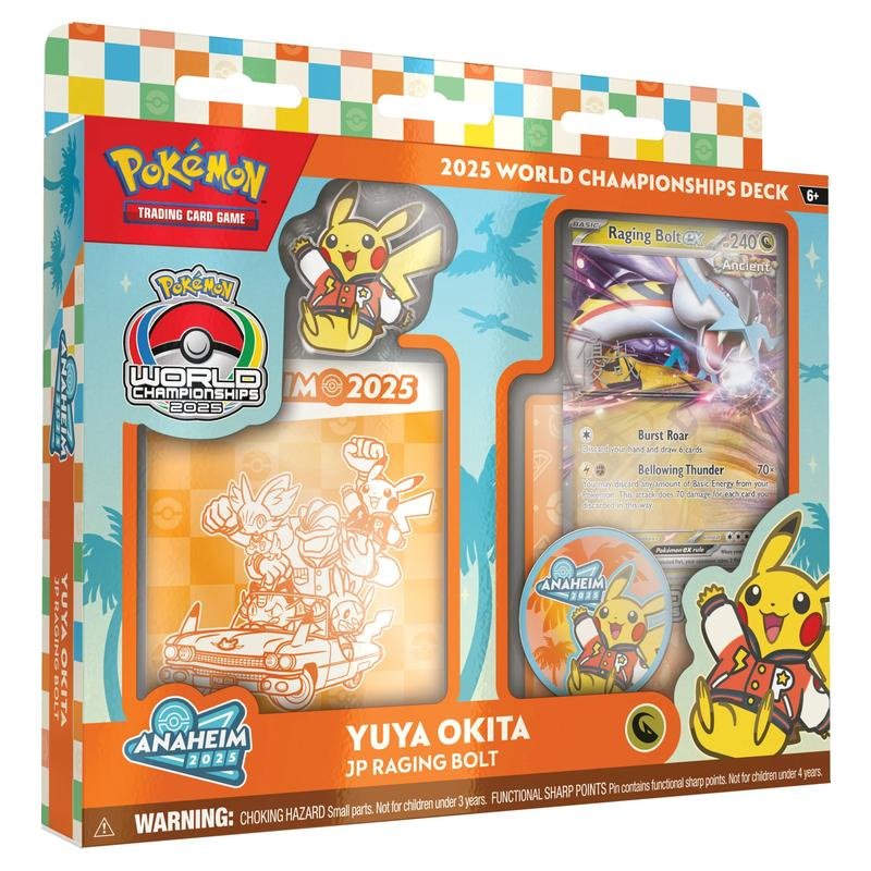 Talia do gry Pokemon TCG: WCD Anaheim 2025 - JP Raging Bolt Deck Yuya ...