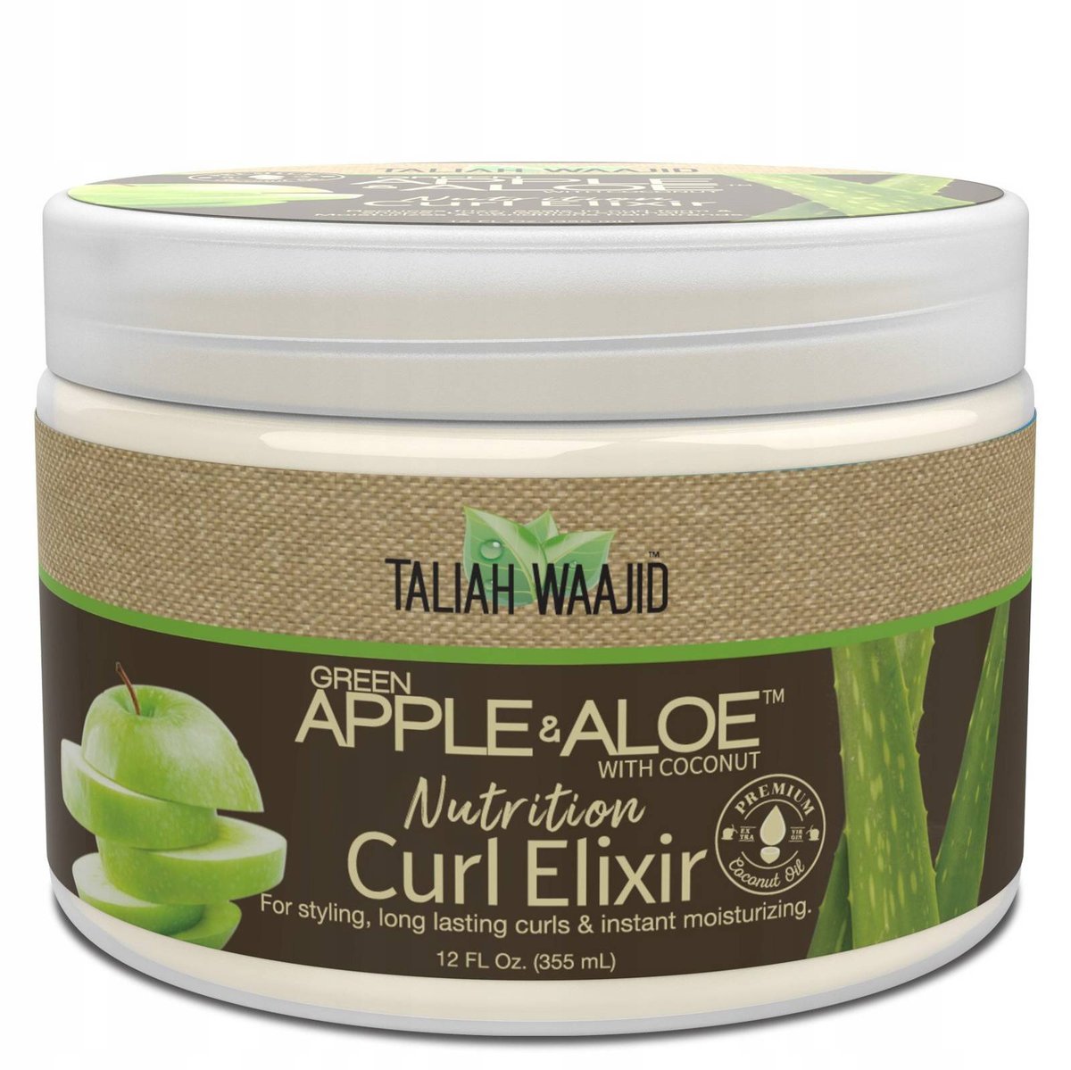 Taliah Waajid, Green Apple & Aloe Nutrition Curl Elixir, Odżywka do ...