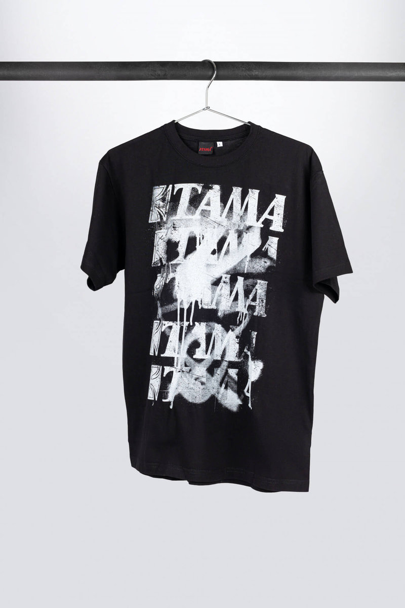 Tama "Spray Paint" Black T-Shirt (XL) - TAMA | Muzyka Sklep EMPIK.COM