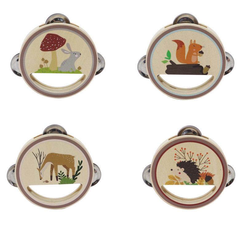 Tamburyn drewniany, leśny, ASKATO - ASKATO | Sklep EMPIK.COM