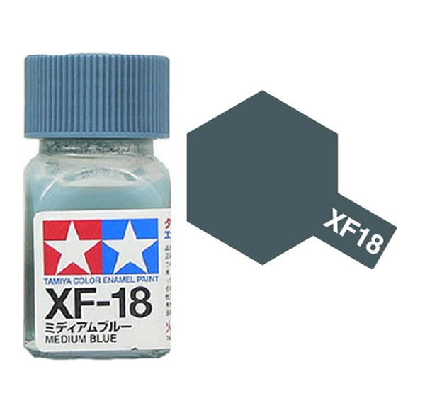 Tamiya Enamel 80318 Xf-18 Medium Blue 10Ml - Tamiya | Sklep EMPIK.COM
