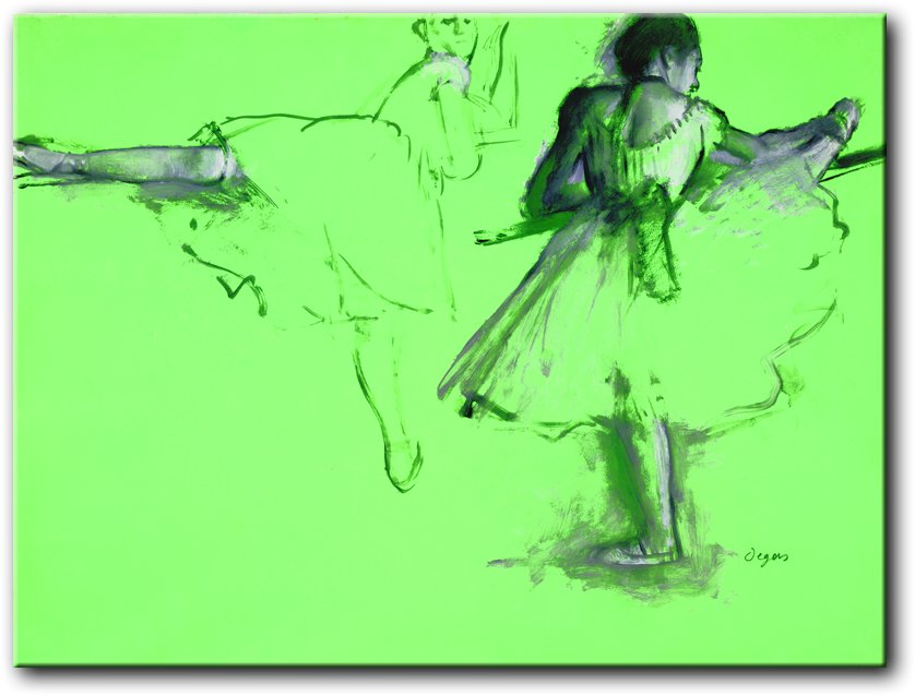 Tancerki ćwiczące przy drążku Edgar Degas1881 - PR02359 - PRINTORAMA ...