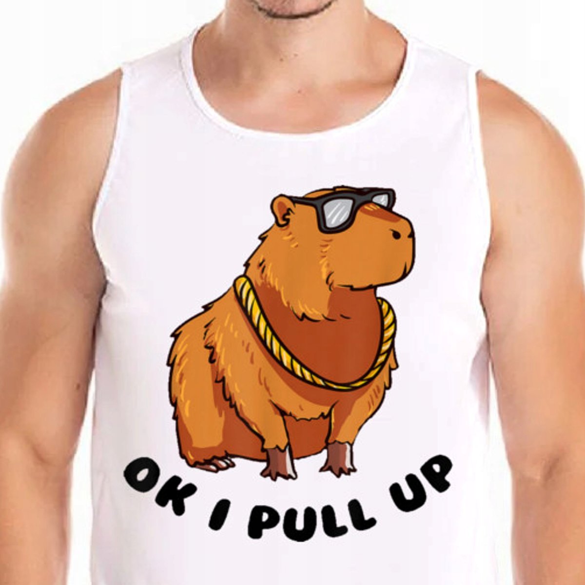 Tank Top Koszulka Kapibara Capybara Xxl 3215 - Inna marka | Moda Sklep ...
