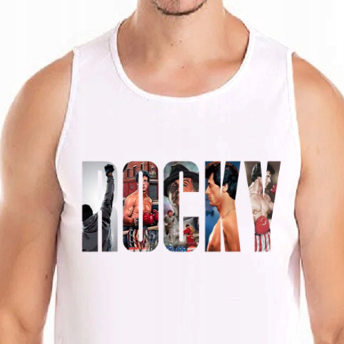 Tank Top Koszulka Siłownia Rocky Balboa S 0543 - Inna marka | Moda ...