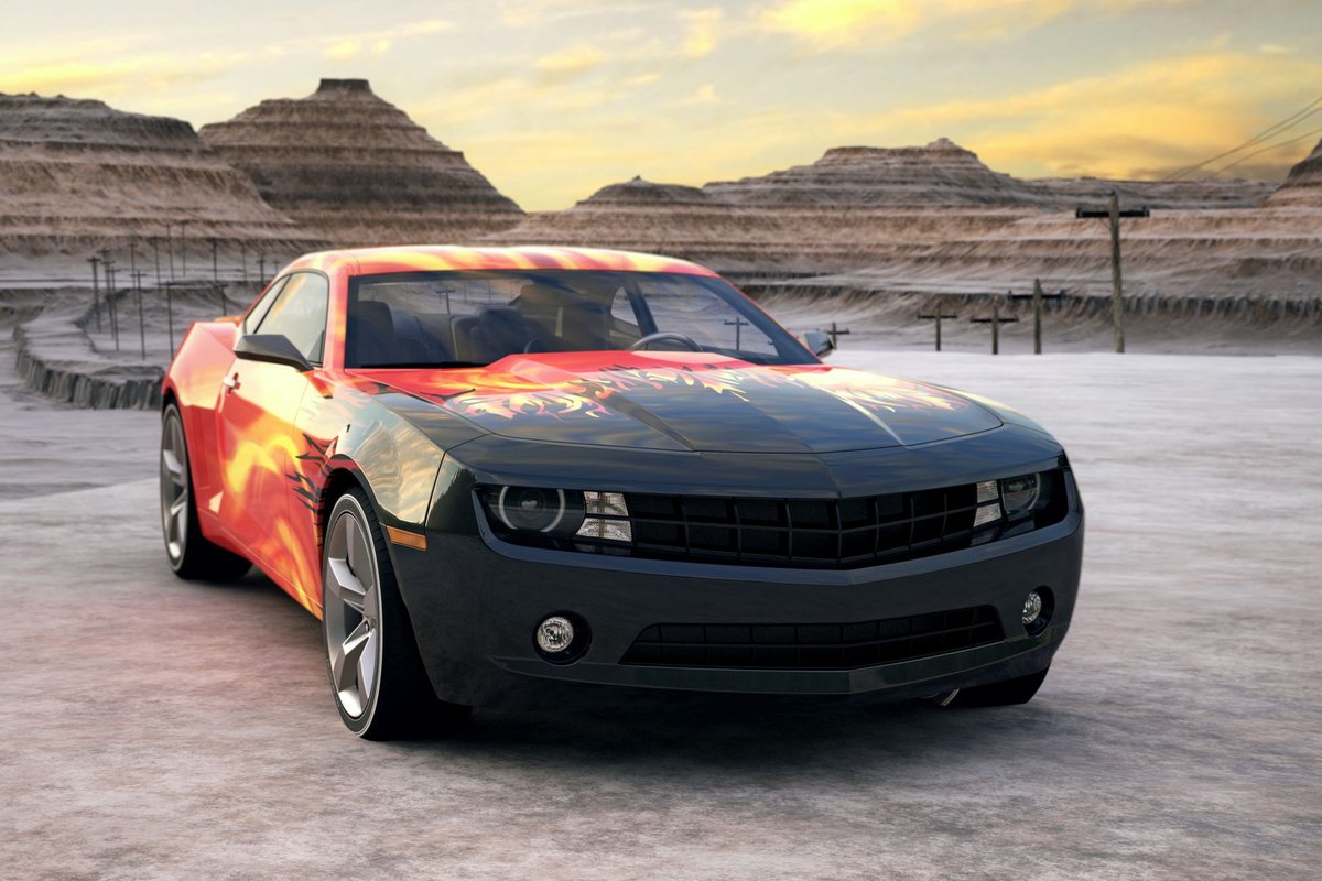 Tapeta auto Chevrolet Camaro, na wymiar. Nr. 135A - Deco-Wall | Sklep ...