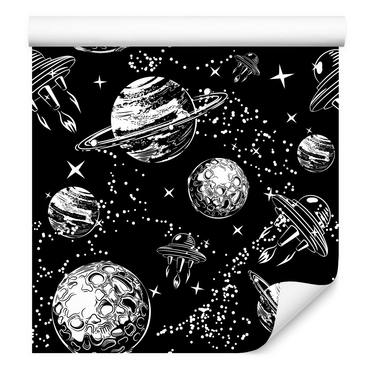 Tapeta Do Pokoju Młodzieżowego Kosmos Planety - Muralo | Sklep EMPIK.COM