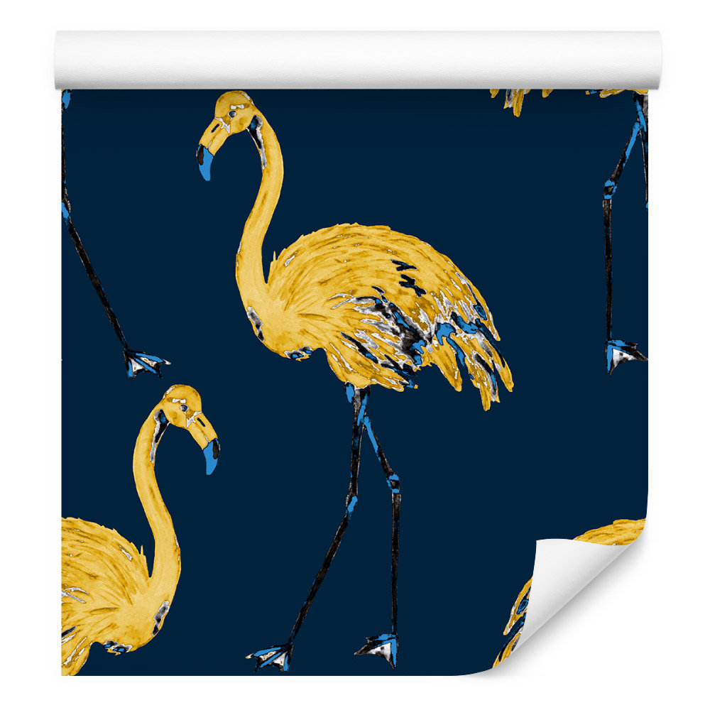 Tapeta – Flamingi Jak Malowane /1431916790 - Muralo | Sklep EMPIK.COM