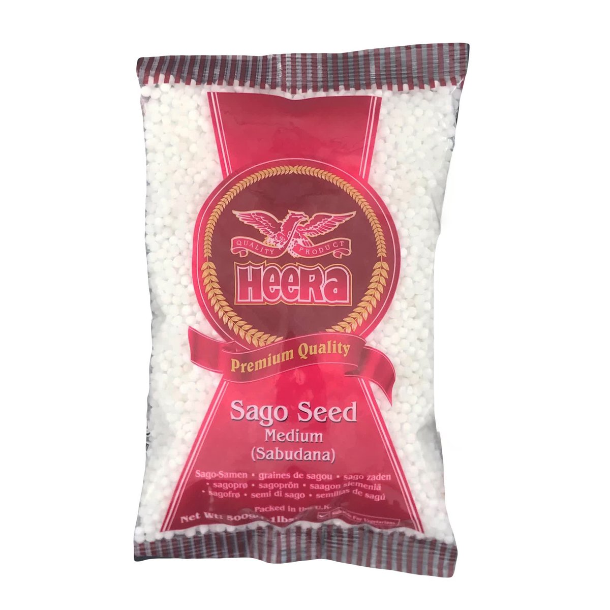Tapioka średnie granulki Sago Seed Medium Heera 500g - Inna marka | Sklep EMPIK.COM
