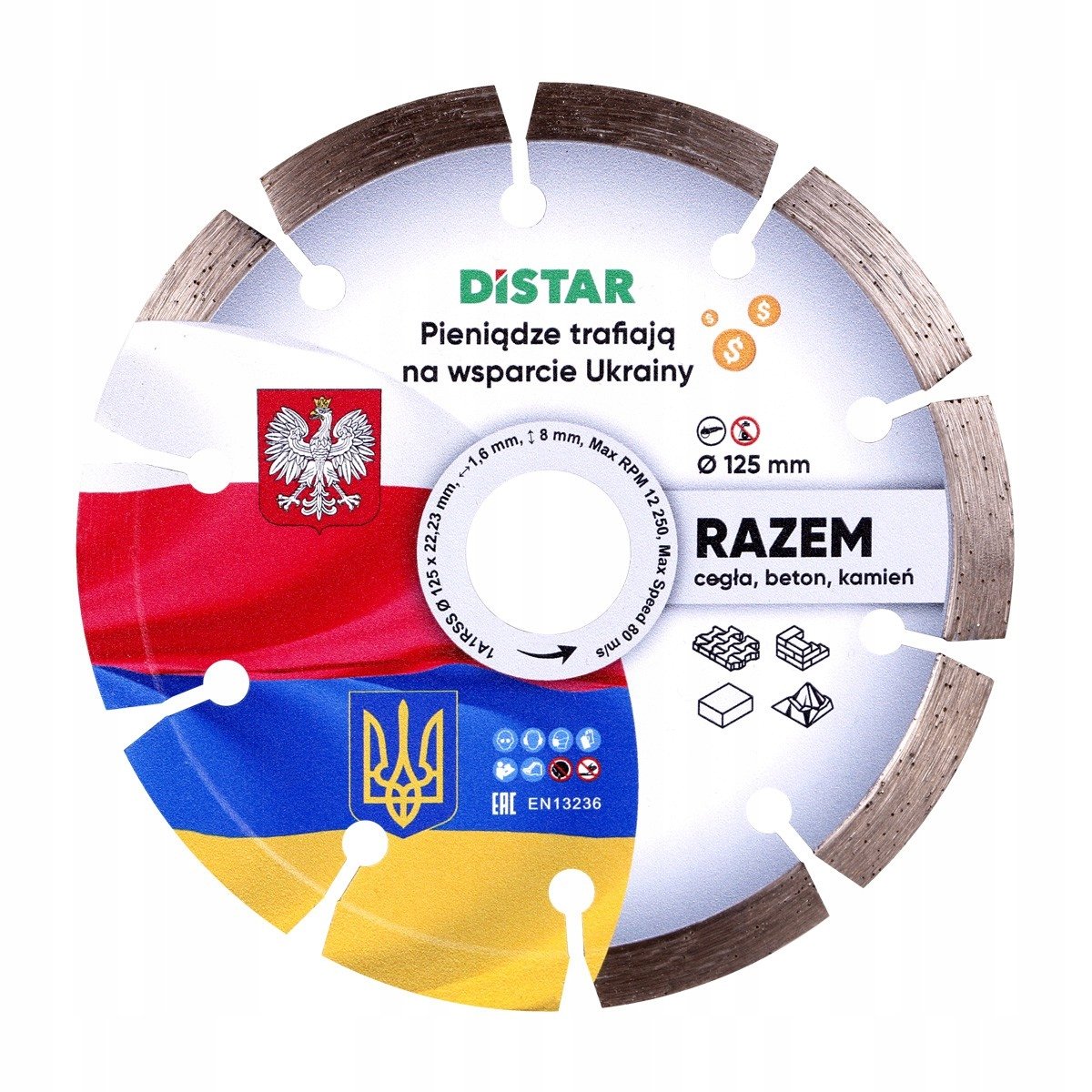 Tarcza diamentowa do betonu cegły 125mm DISTAR - Di-Star | Sklep EMPIK.COM