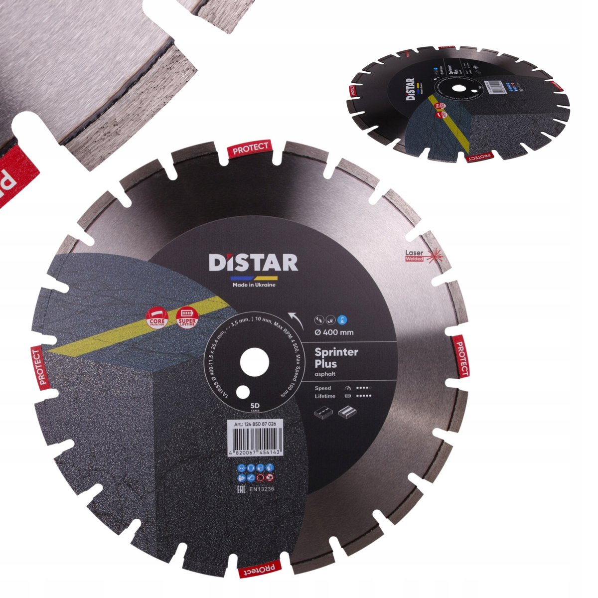TARCZA DIAMENTOWA DO CIĘCIA ASFALTU DISTAR SPRINTER PLUS 400mm - Distar ...