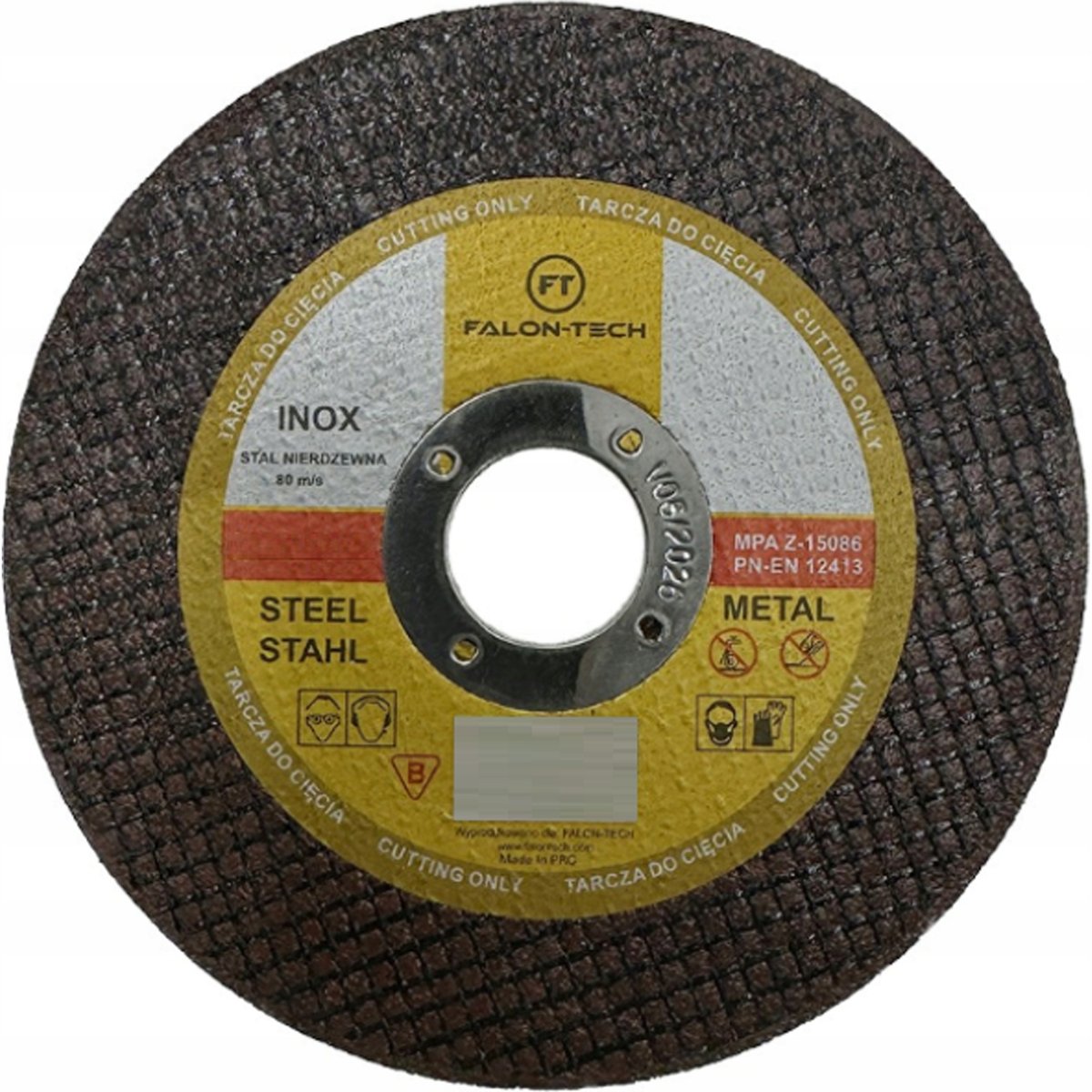 Tarcza do cięcia metalu INOX 115 × 1,0 mm cienka Falon-Tech - Falon ...