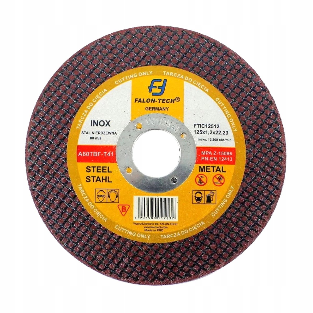 TARCZA DO CIĘCIA STALI METALU INOX SZLIFIERKI KĄTOWEJ 125mm 125x1,2mm - Fixem | Sklep EMPIK.COM