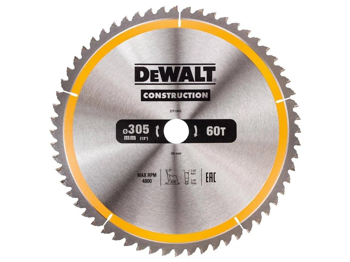 Tarcza do drewna do pilarek ręcznych DeWalt 305x30x60T DT1960-QZ - DeWalt | Sklep EMPIK.COM