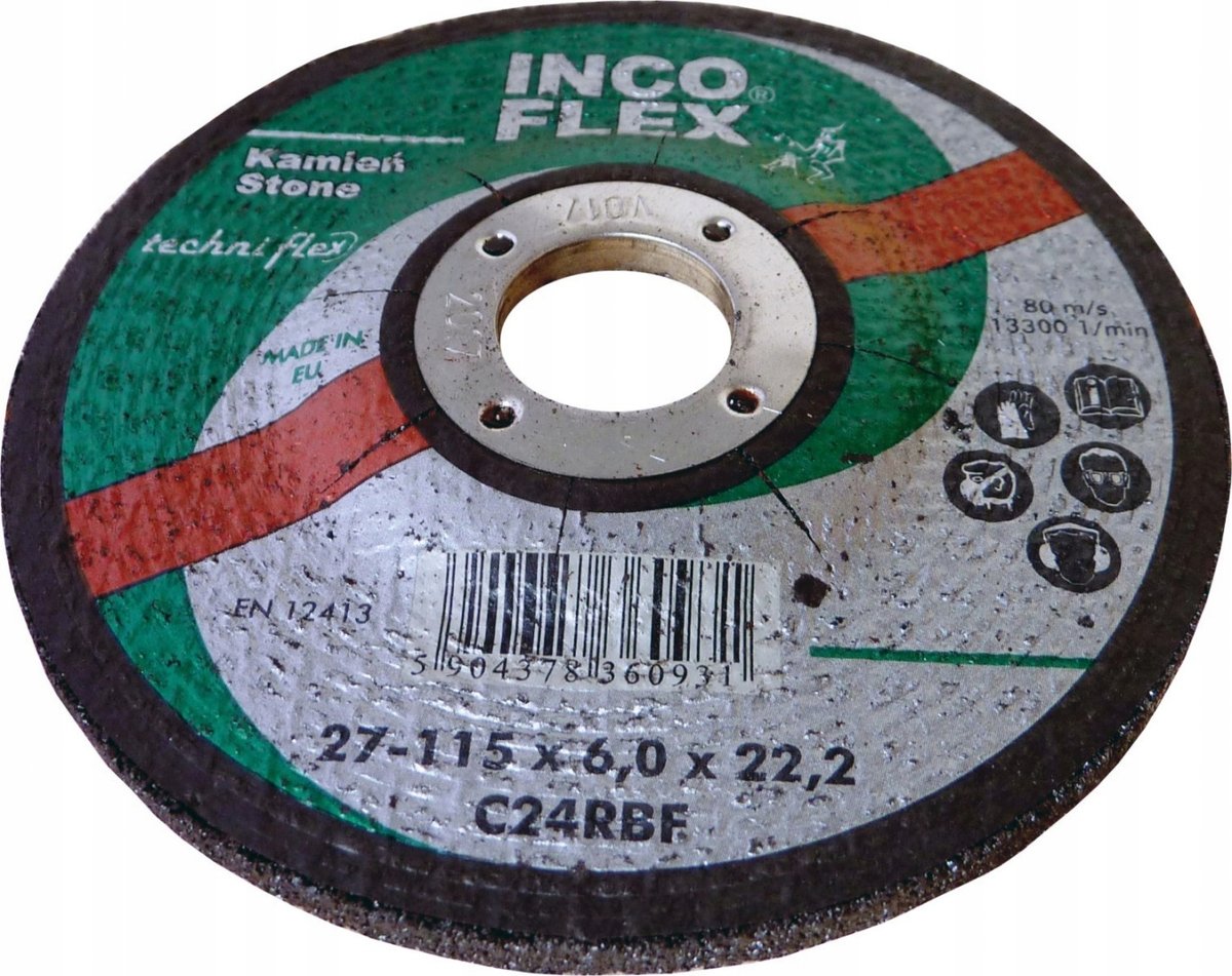 Tarcza do szlifowania kamienia betonu 115x6,0 INCO - Inco | Sklep EMPIK.COM