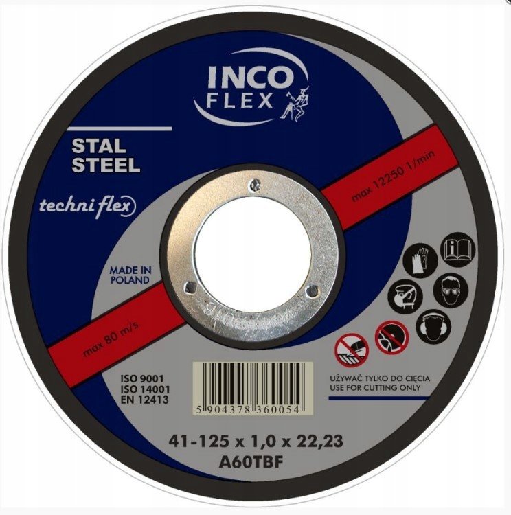 Tarcza INCO metal płaska 180 x 3,2 mm - INCOFLEX | Sklep EMPIK.COM