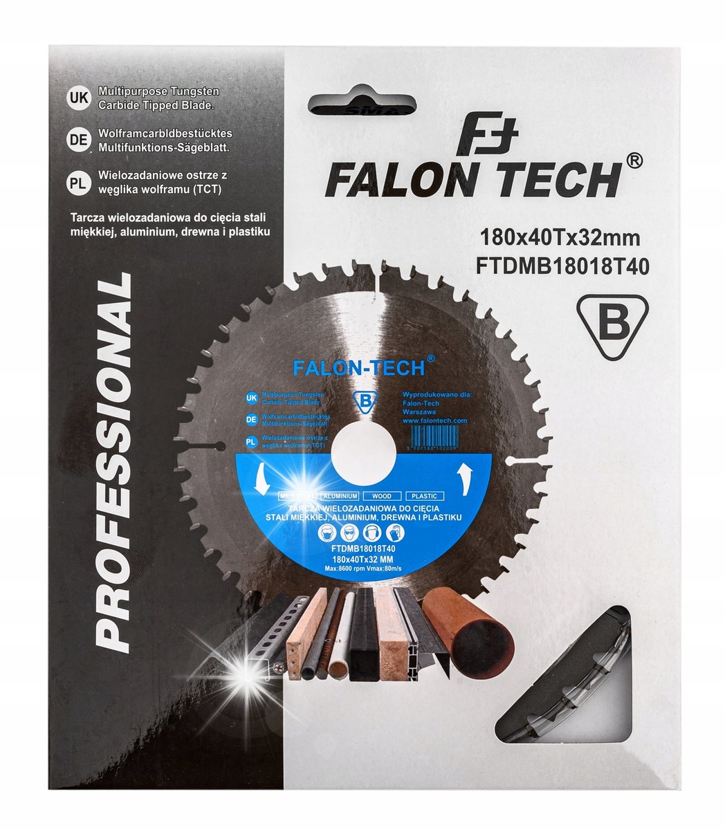 TARCZA WIELOZADANIOWA DO DREWNA RUR METALU 180/40T - Inna marka | Sklep ...