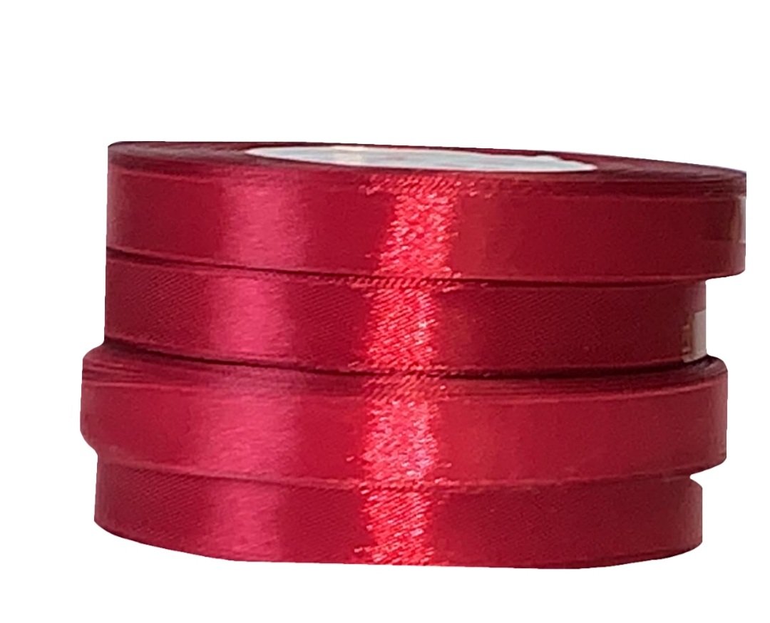 Tasiemka satynowa 12 mm Bordo 8058 (32mb) - Importer Kufer Spółka z o.o. | Sklep EMPIK.COM