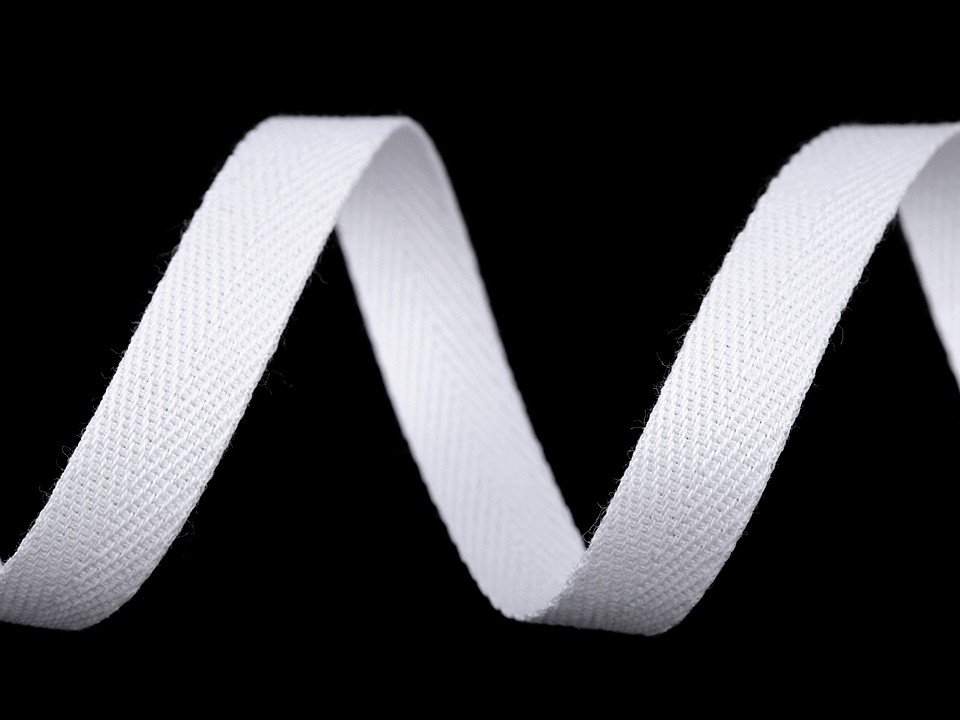 Taśma bawełniana 10 mm ( 1 mb ) BIAŁA - Dystrybutor Kufer | Sklep EMPIK.COM