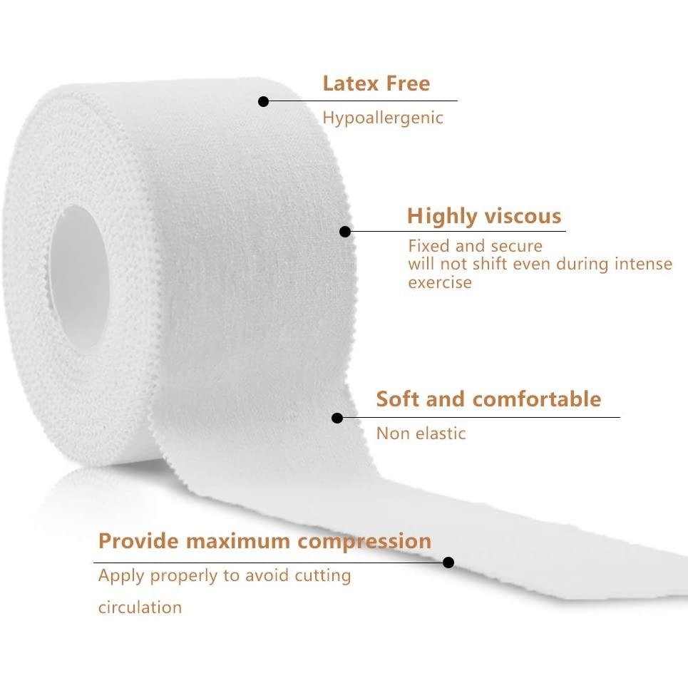 Taśma Cinta Adhesiva Deportiva Blanca Vendaje dla Protección de Duelos ...